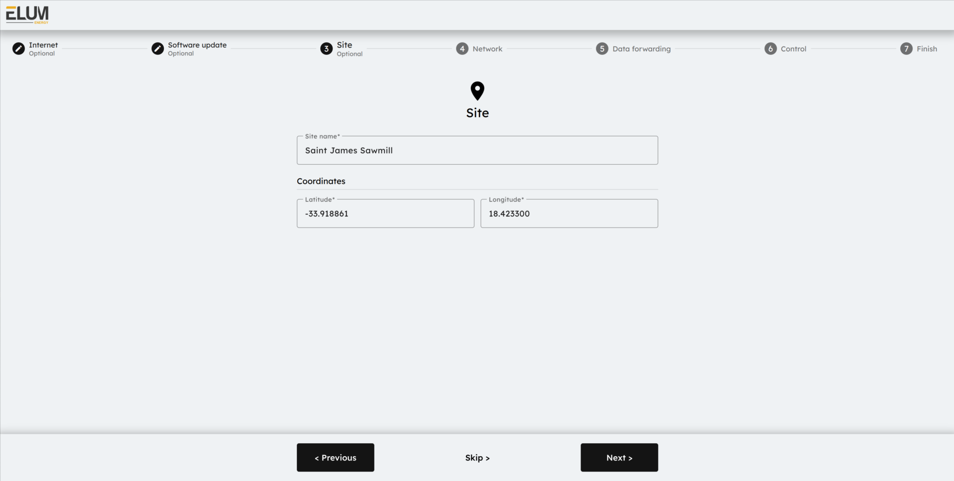 Solar Controller Configuration: eConf platform - Elum Energy